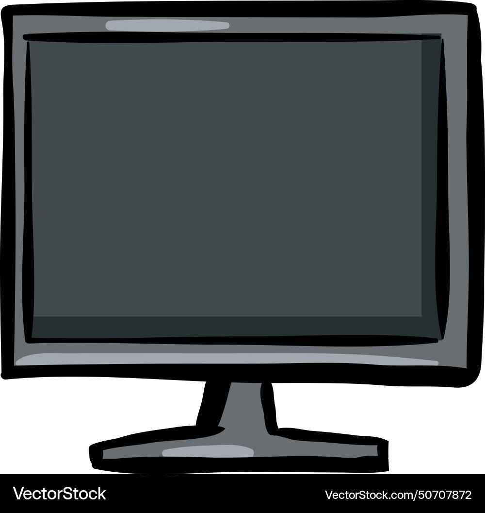 Display hand drawn doodle icon Royalty Free Vector Image