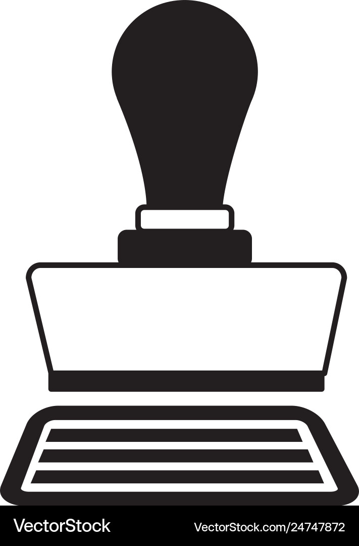 Paper invoice paid stamp Royalty Free Vector Image