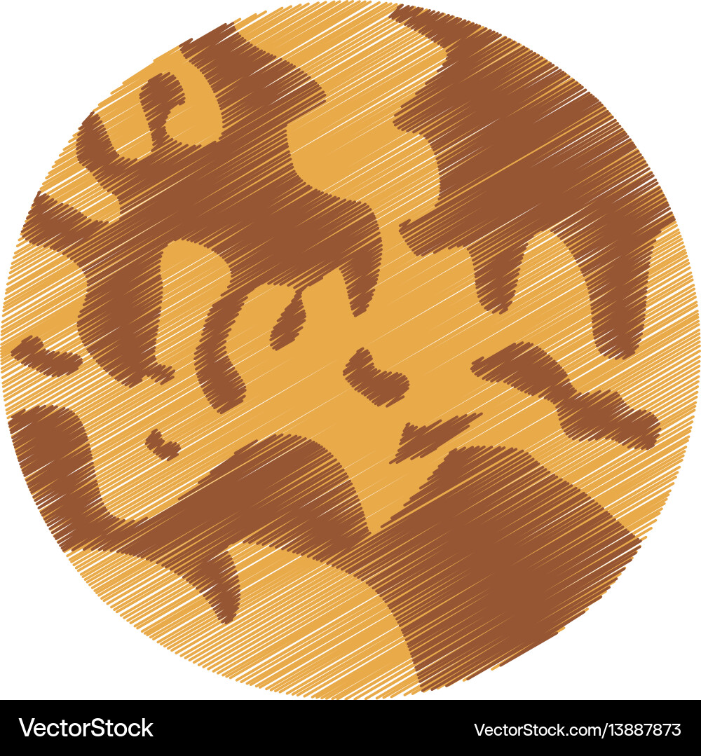 Mercury Planet Drawing A38091 Planets Poster In DIN A3 Wall Art