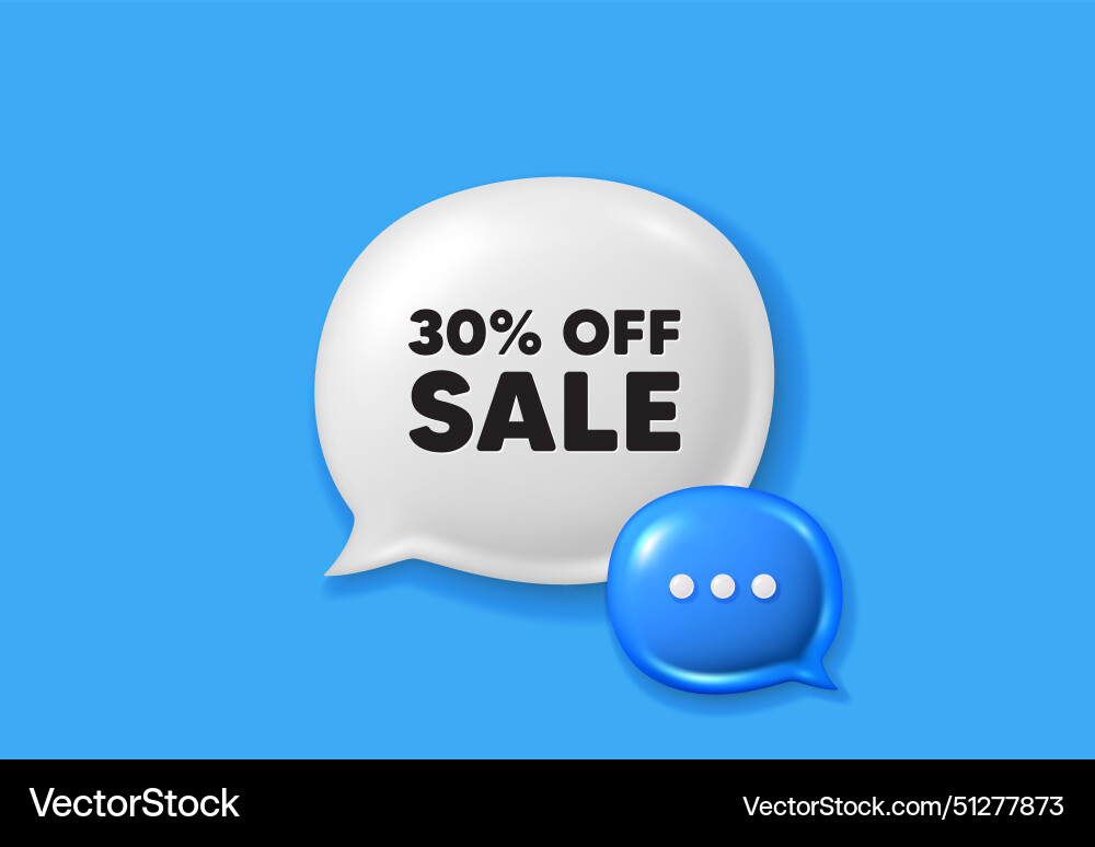 Sale 30 percent off discount promotion price Vector Image