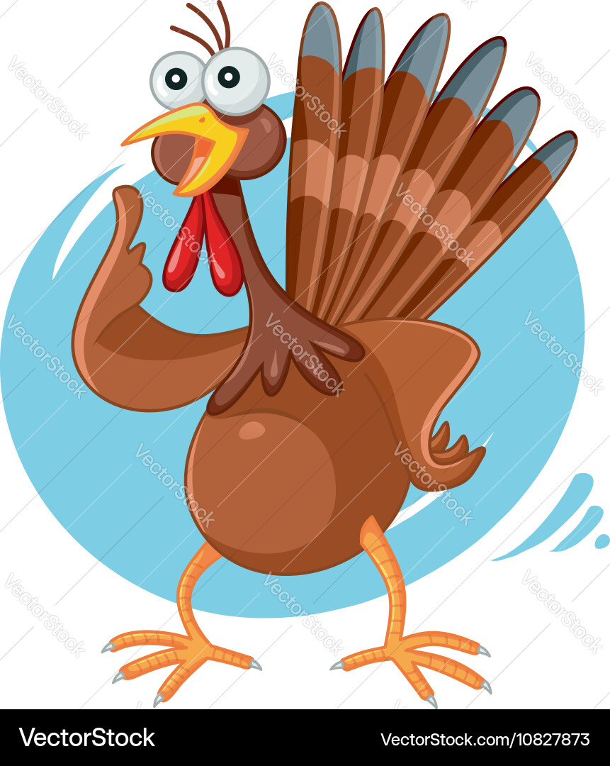 Silly Turkey Vector Images (40)