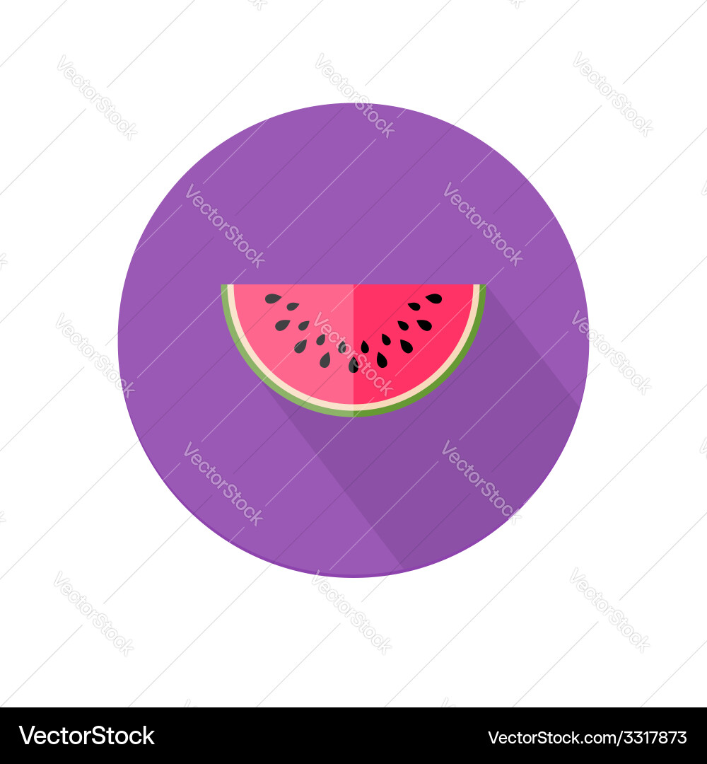 Watermelon icon Royalty Free Vector Image - VectorStock