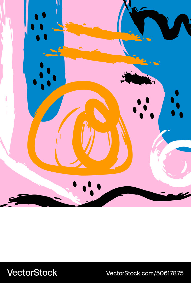 Artistic brush texture pattern Royalty Free Vector Image