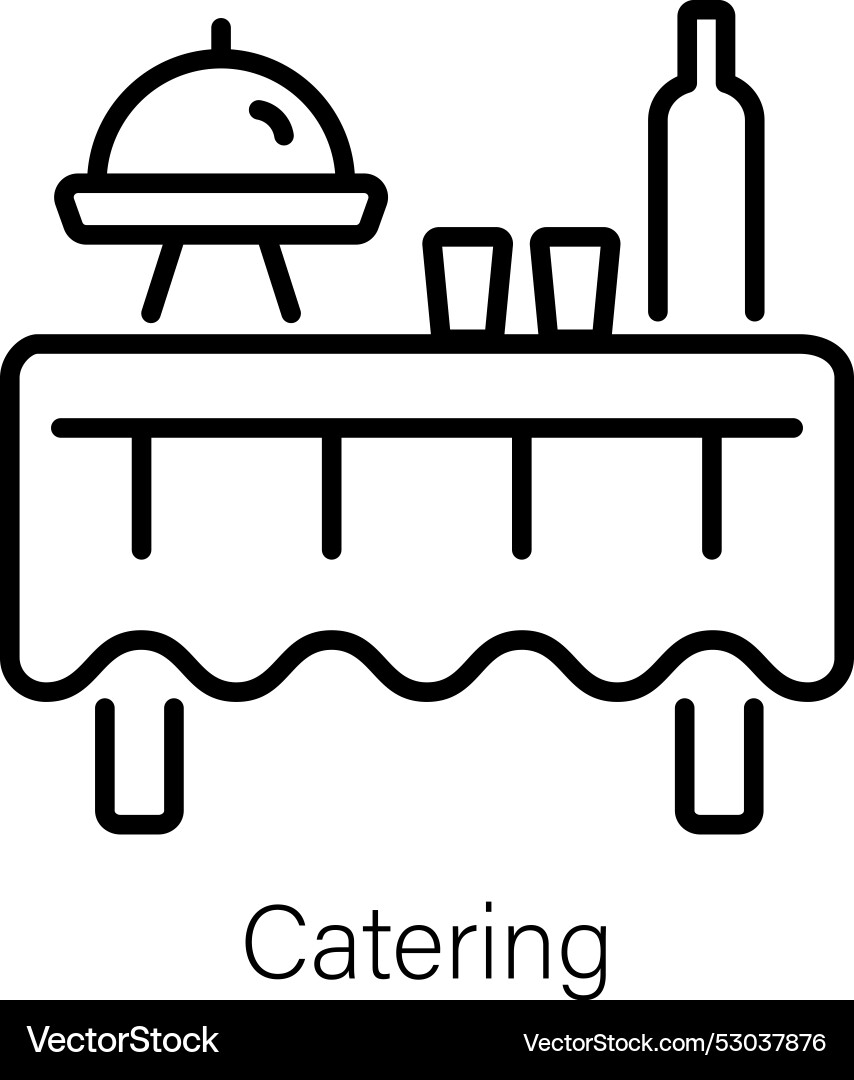 Catering Royalty Free Vector Image - VectorStock