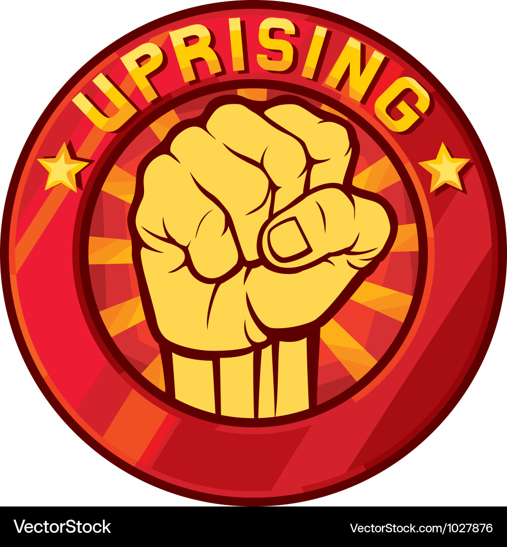 Uprising symbol Royalty Free Vector Image - VectorStock