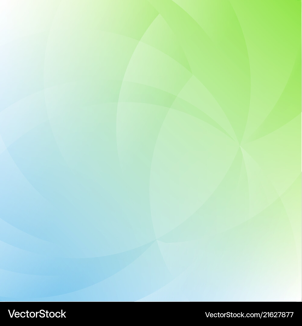 Blue and green nature background Royalty Free Vector Image