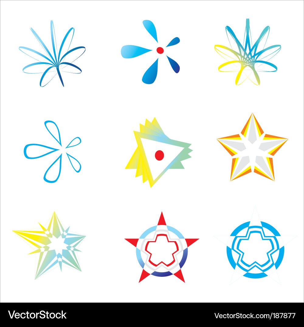 Logos collection Royalty Free Vector Image - VectorStock