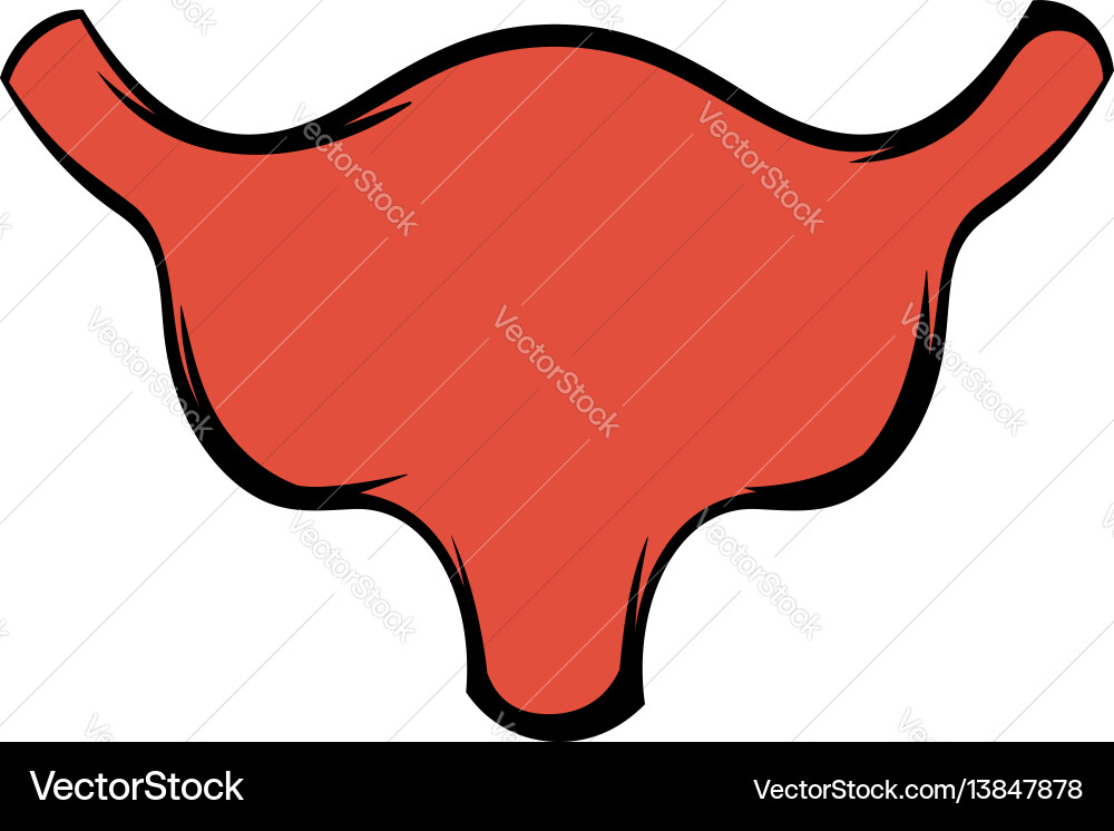 Human bladder icon cartoon Royalty Free Vector Image