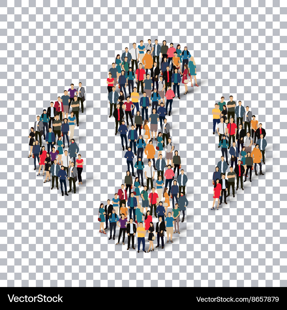 Abstract business symbol people transparency – Royalty-Free Vector ...