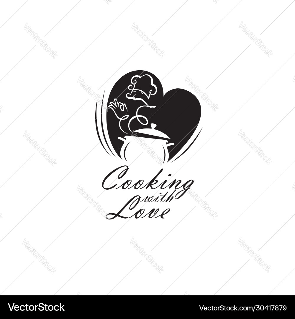 Cooking process on pan Royalty Free Vector Image