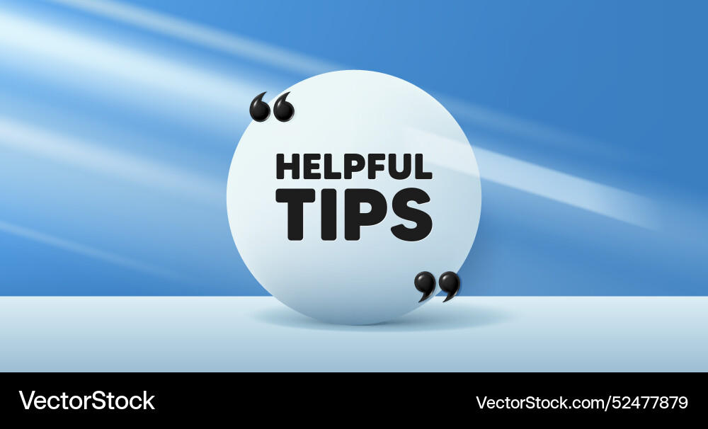 Helpful tips symbol education faq sign circle Vector Image