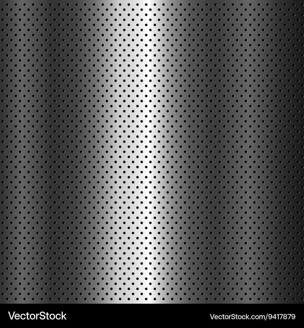 Metal grid background Royalty Free Vector Image