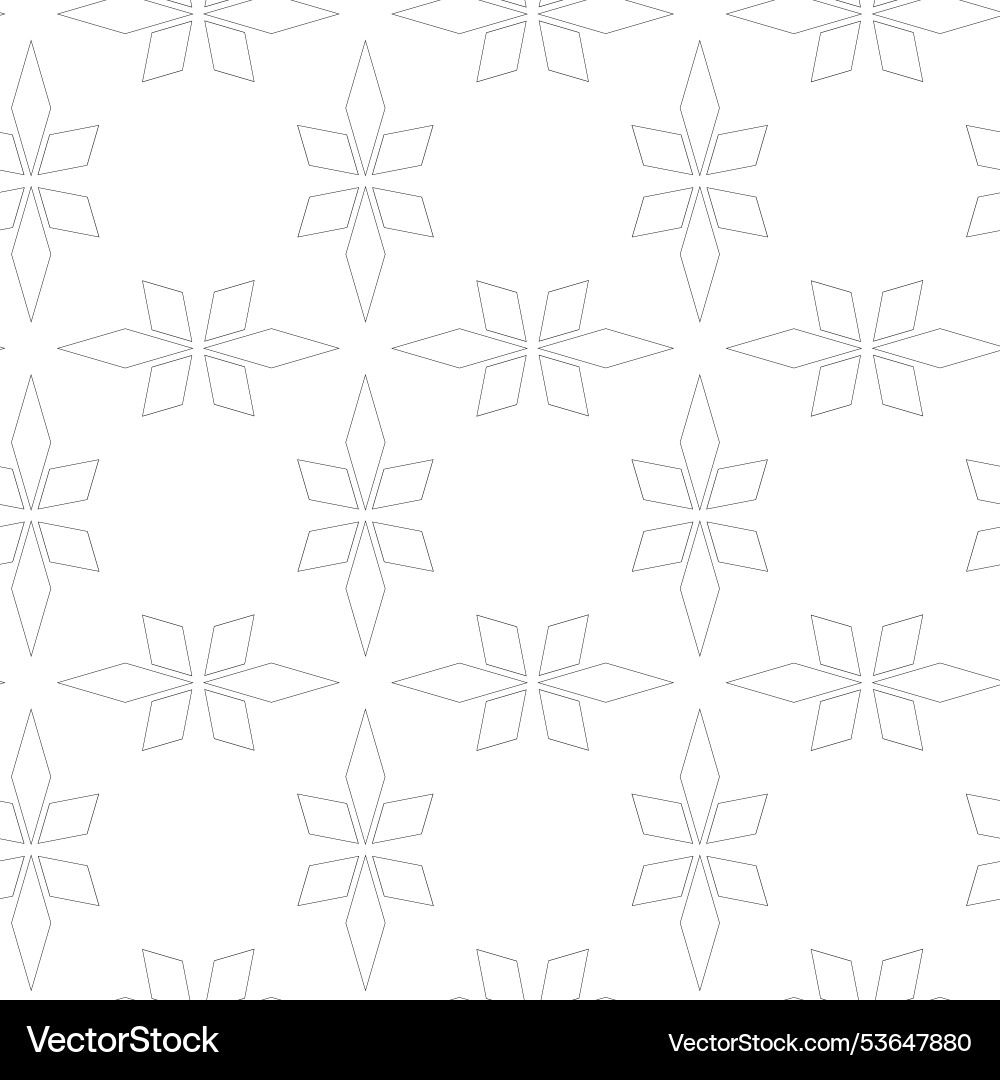 Abstract geometric pattern with crosses stripes Vector Image