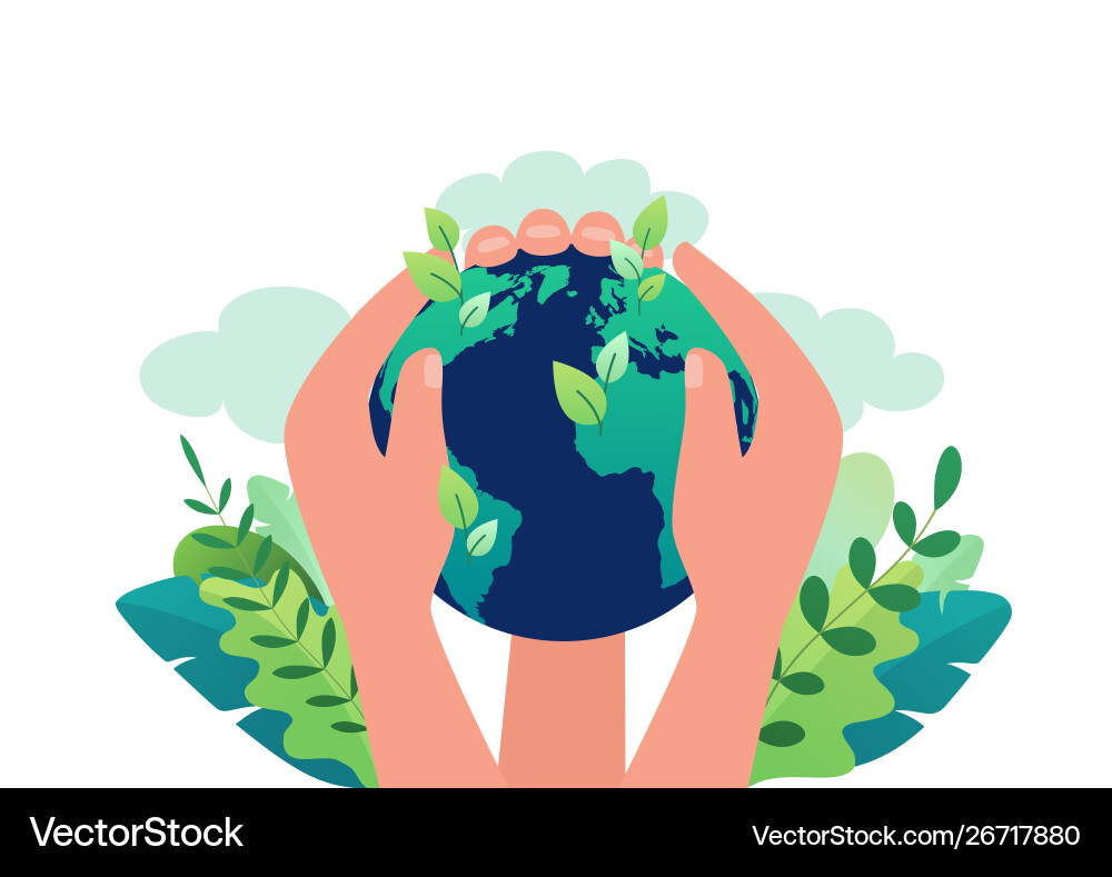 Earth Day: Protect Our Planet Royalty Free Vector Image