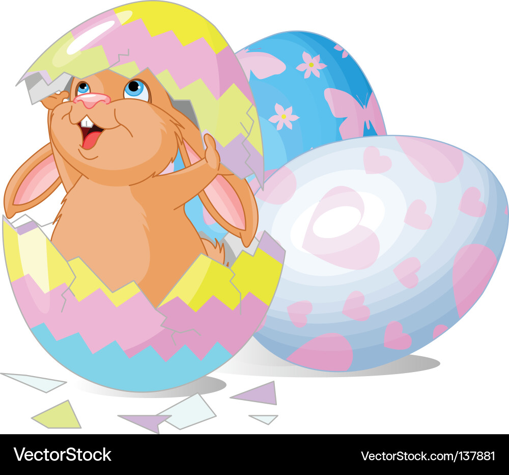 Easter surprise Royalty Free Vector Image - VectorStock