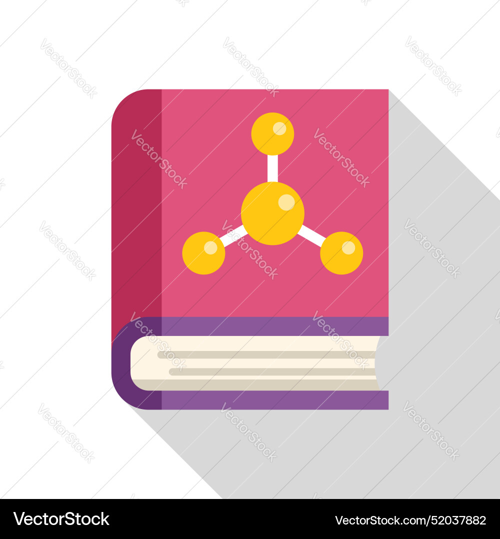 Chemistry textbook molecular Royalty Free Vector Image