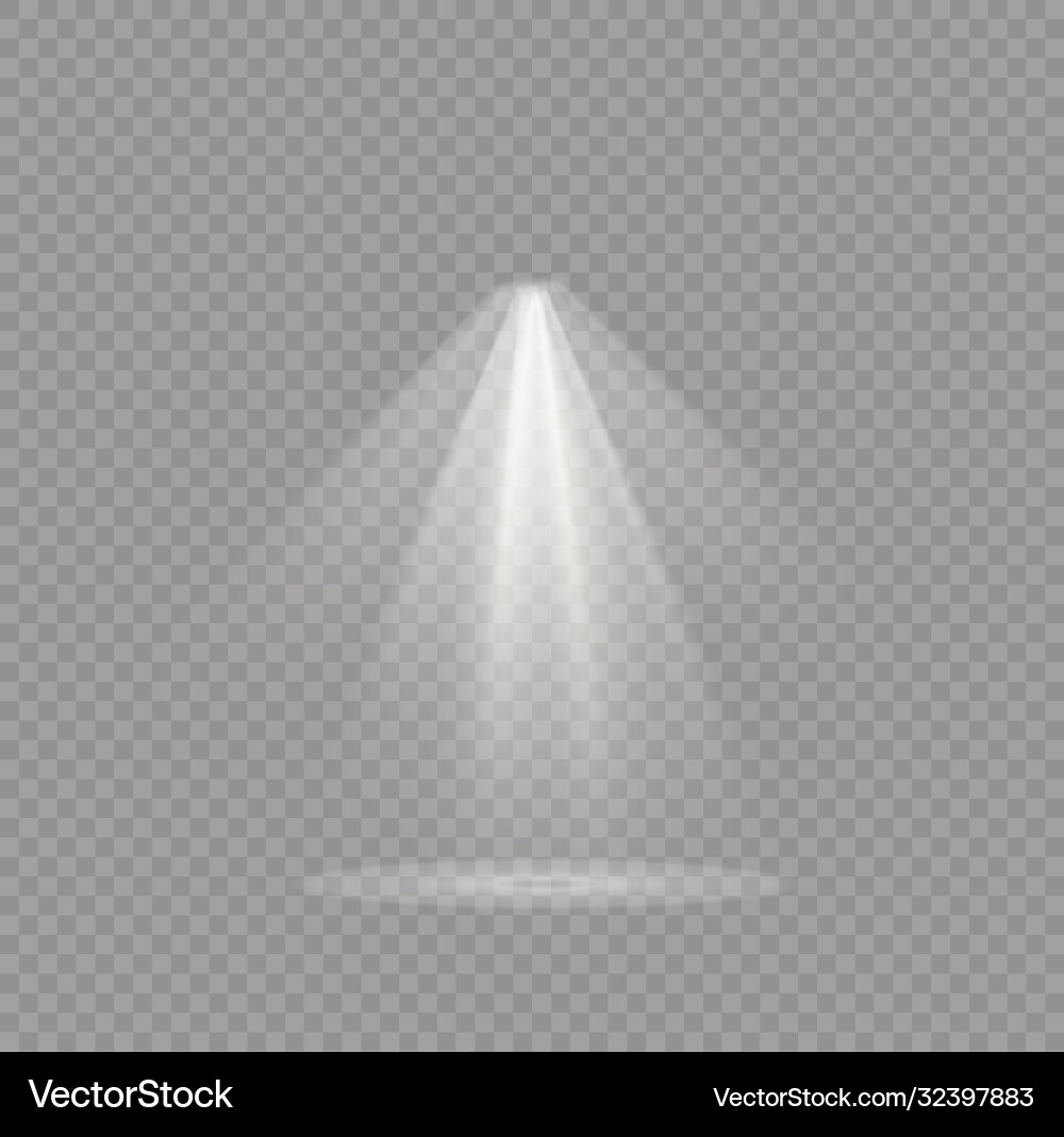 Spotlight light effect Royalty Free Vector Image