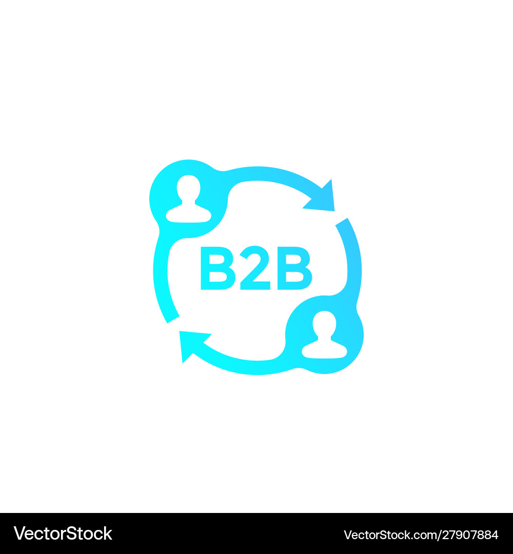 B2b business Royalty Free Vector Image - VectorStock