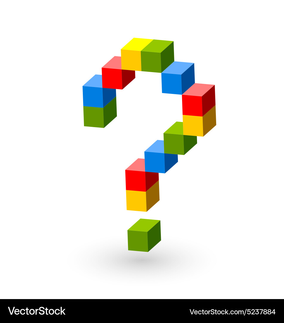 Question mark Royalty Free Vector Image - VectorStock