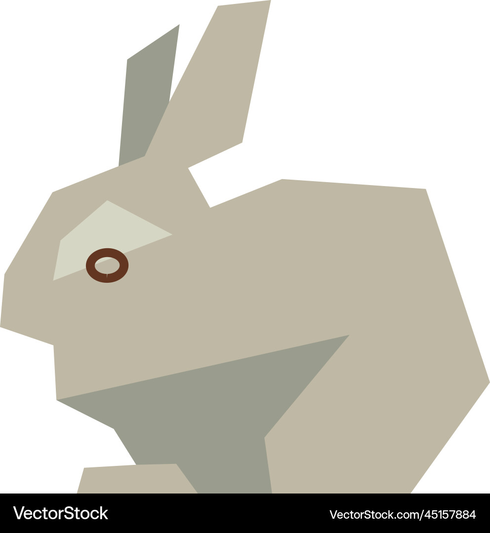 Rabbit icon bunny symbol hare animal Royalty Free Vector