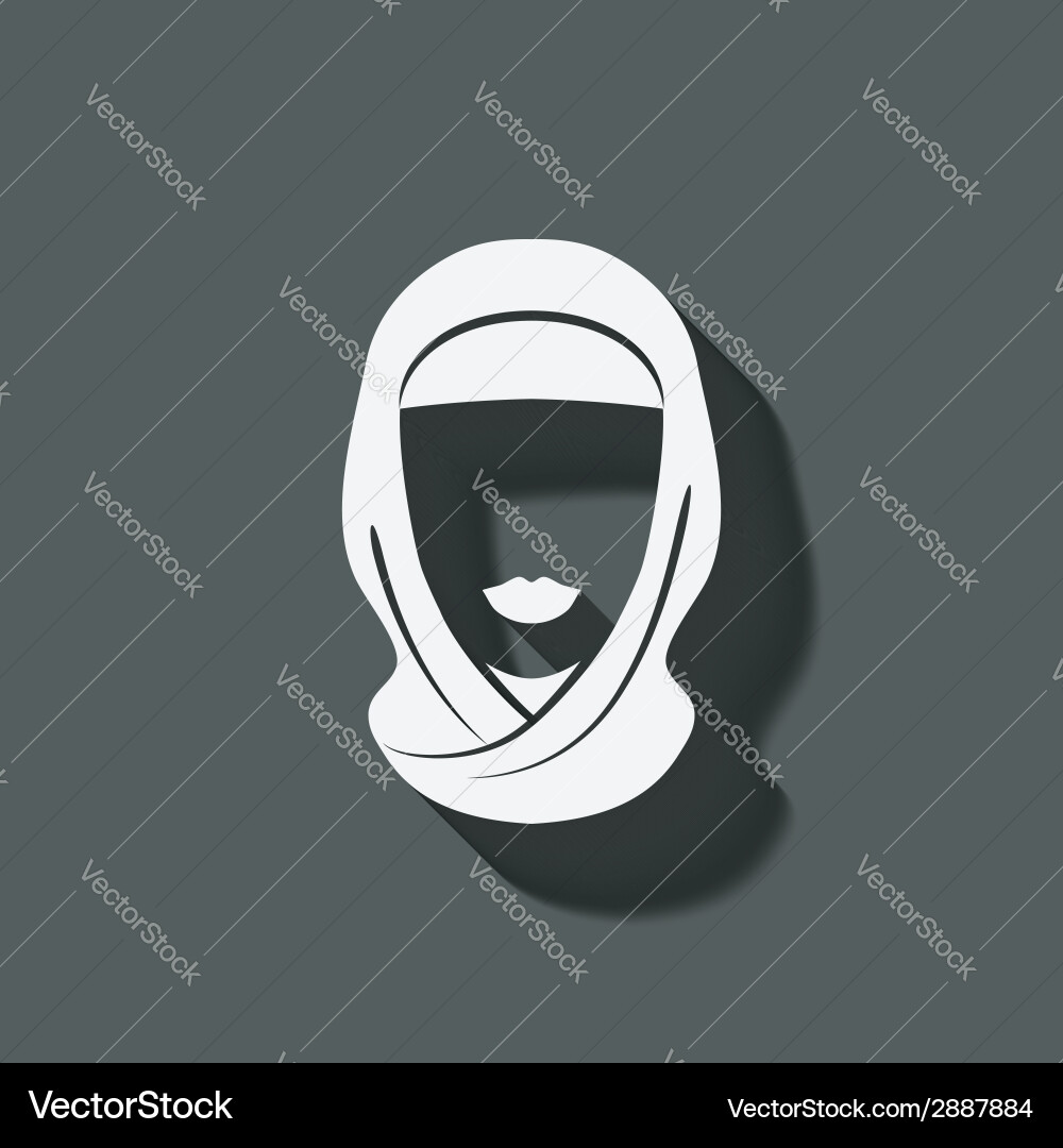 Woman in Hijab Royalty Free Vector Image - VectorStock