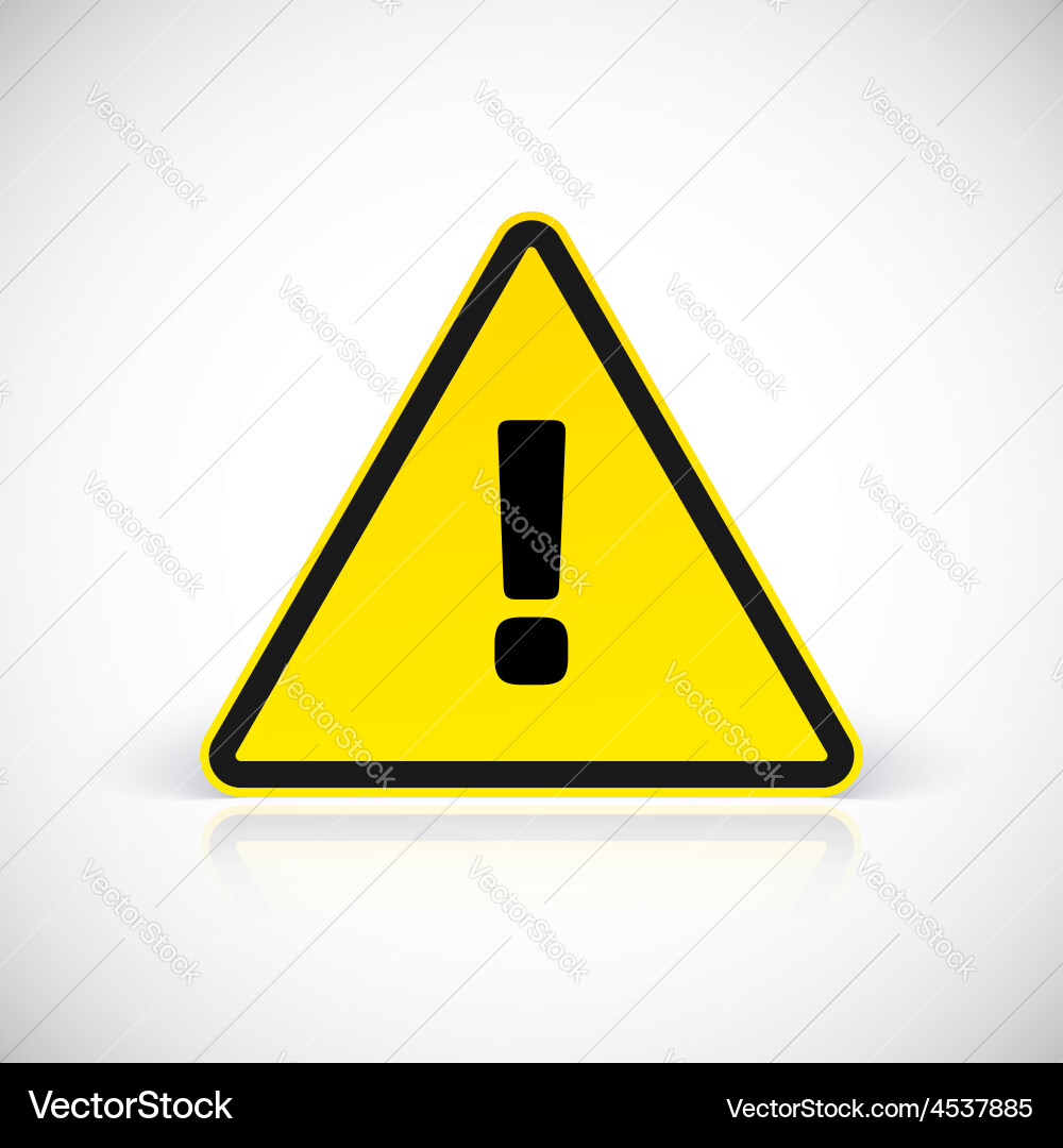 Gefahrenhinweis Zeichen Royal Free Vector Image