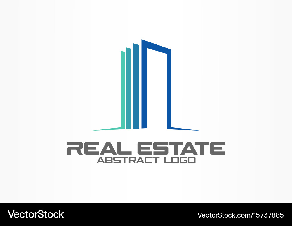 Modern Skyscraper Logo Royalty Free Vector Image