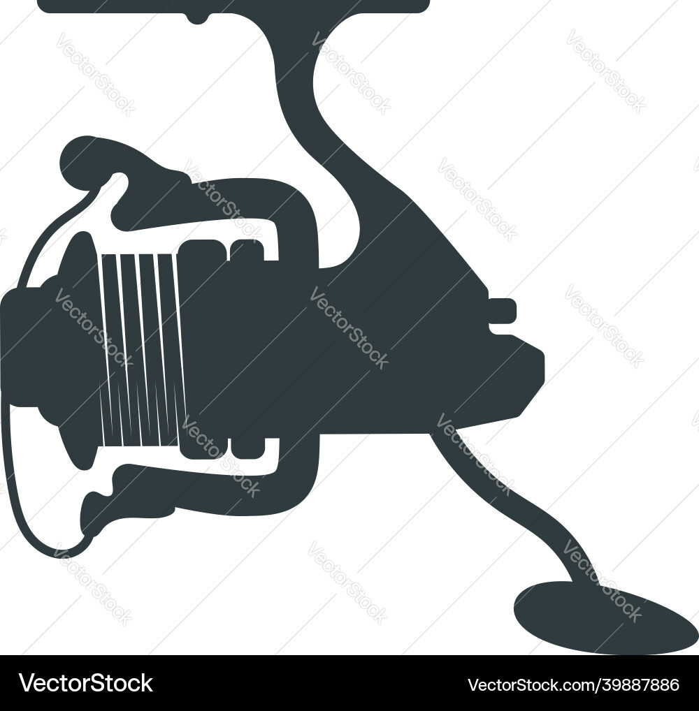Fishing Rod And Reel Silhouette