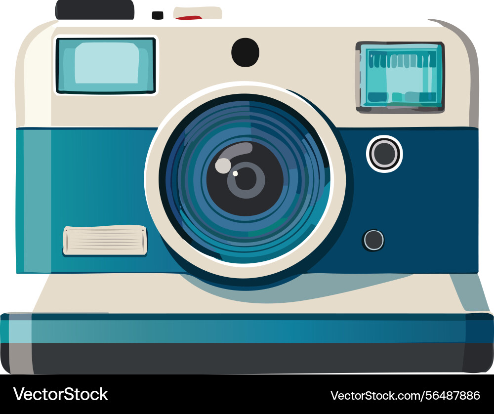 Polaroid camera Royalty Free Vector Image - VectorStock