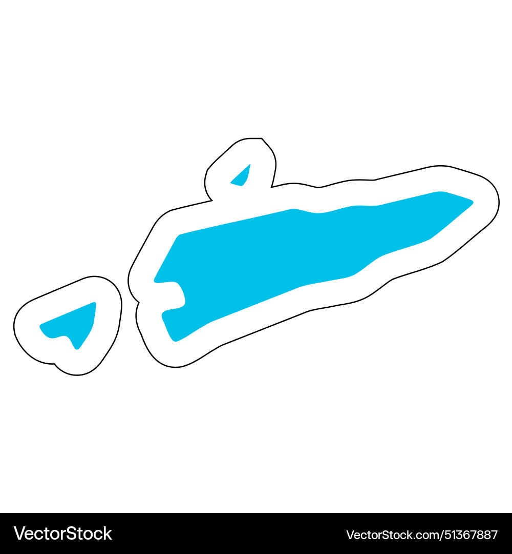 East timor country map sticker Royalty Free Vector Image