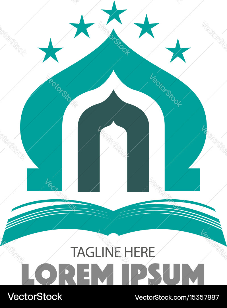 Islamic school Royalty Free Vector Image - VectorStock