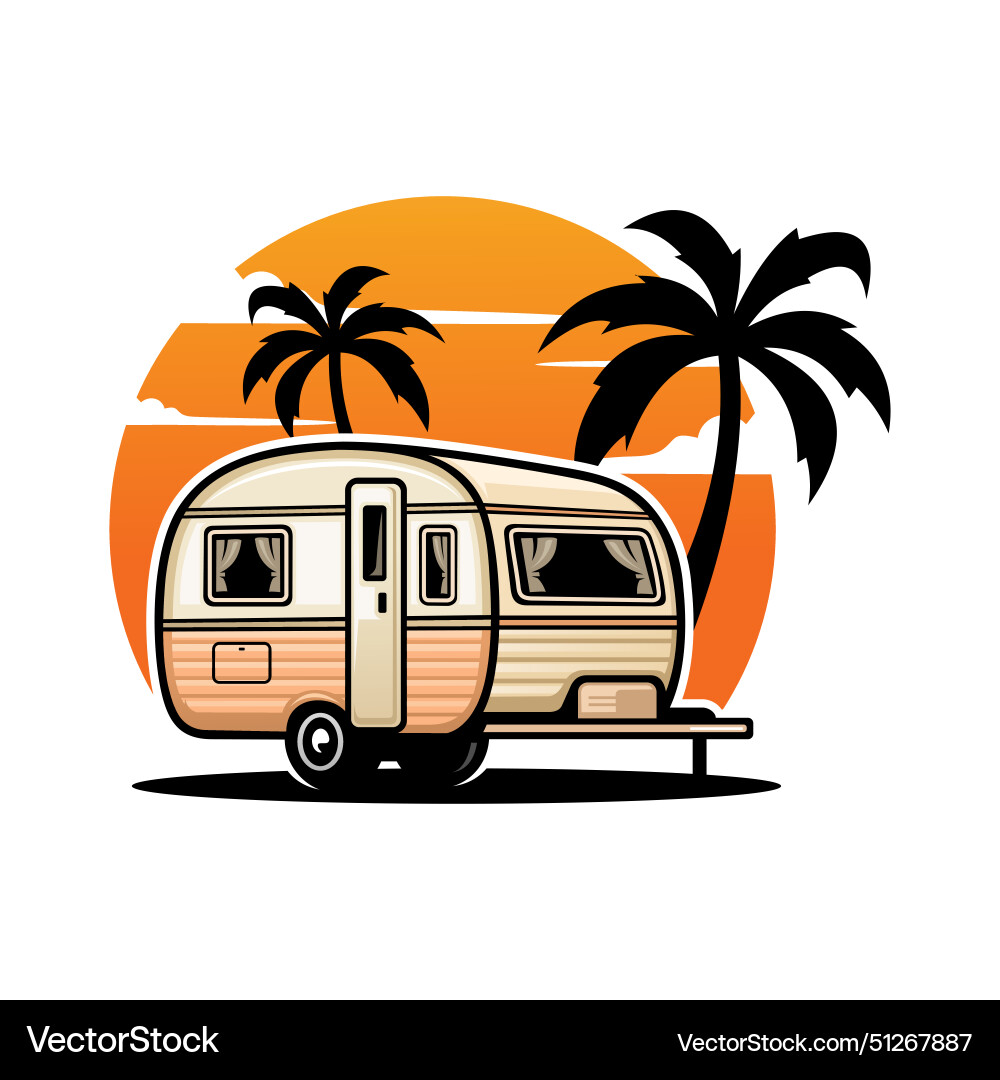 Vintage Trailer Camp Vector Images (over 3,600)