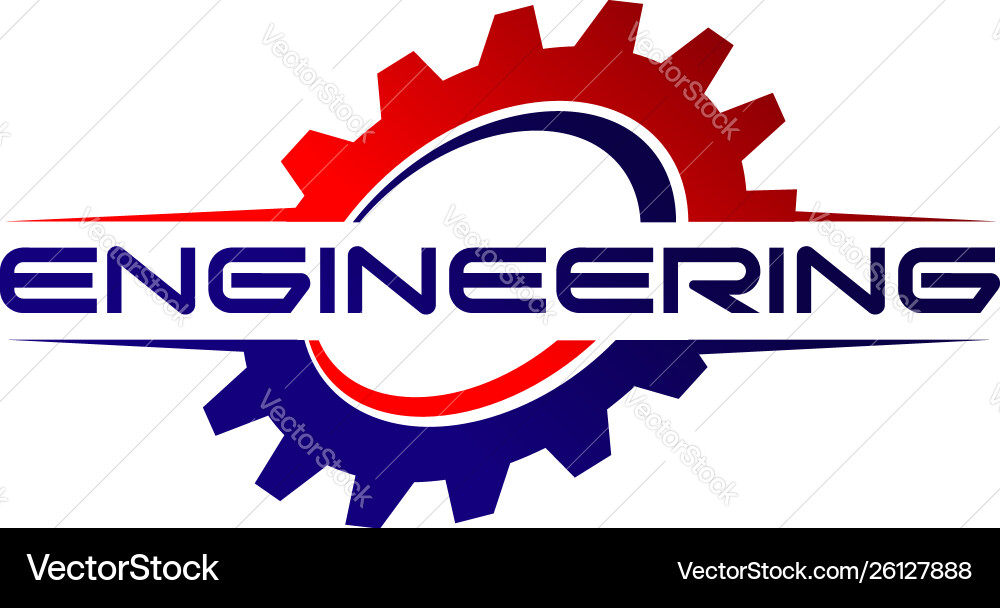 Engineering Gear Logo Royalty Free Vector Image