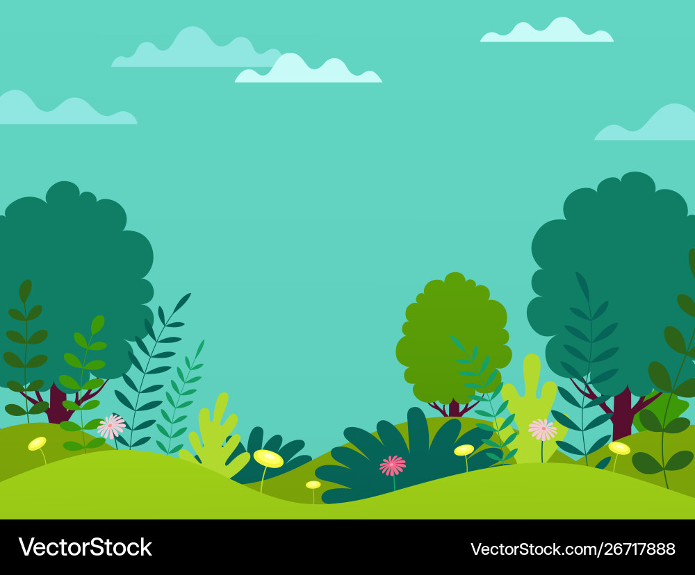 Floral Spring Summer Poster Royalty Free Vector Image