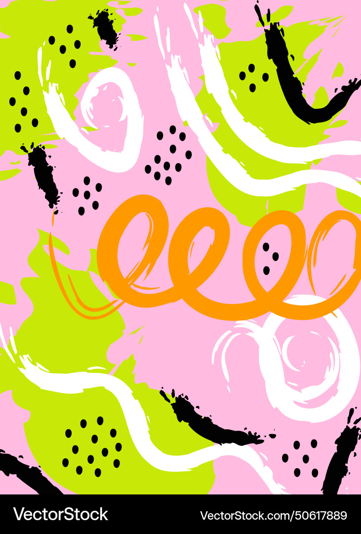 Artistic brush texture pattern Royalty Free Vector Image