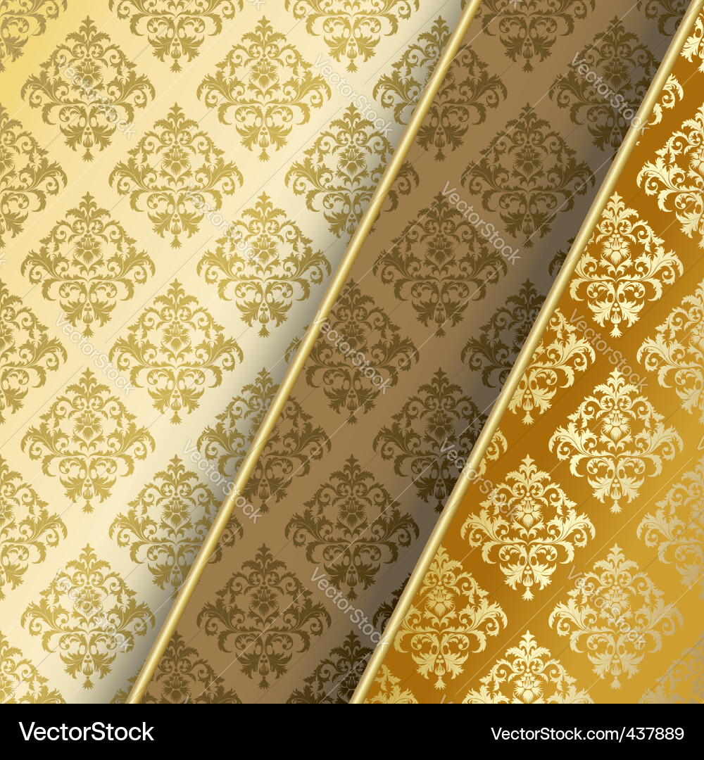 Gold border Royalty Free Vector Image - VectorStock