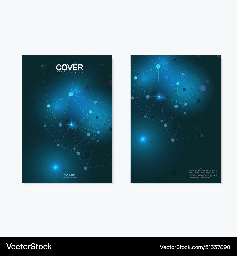Cover templates brochure Royalty Free Vector Image