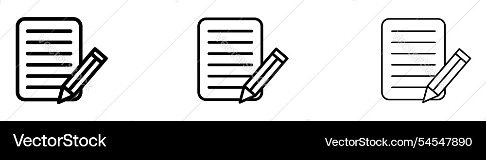Declarations icon Royalty Free Vector Image - VectorStock