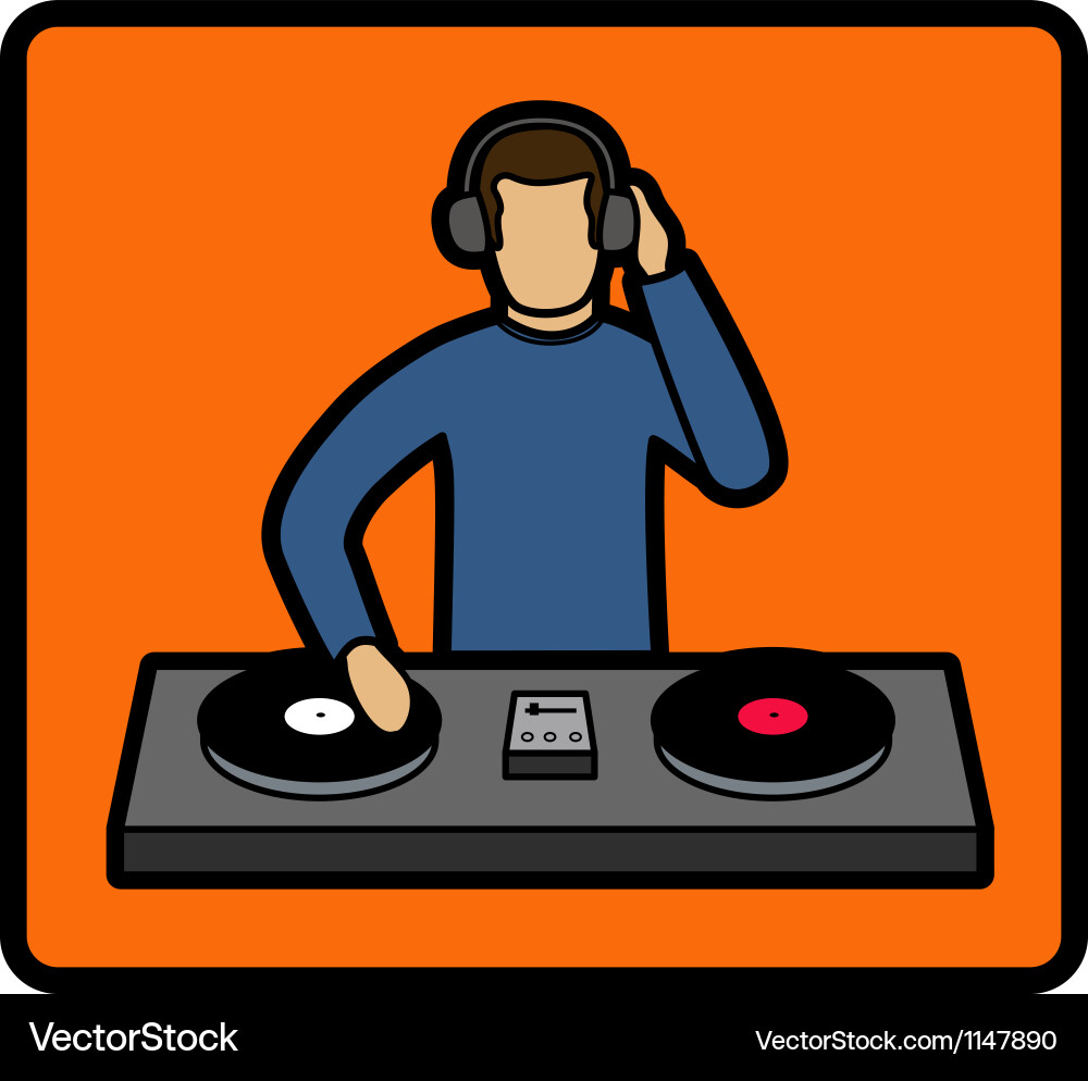 Dj Royalty Free Vector Image - VectorStock