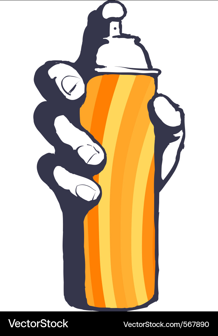 Graffiti spray Royalty Free Vector Image - VectorStock