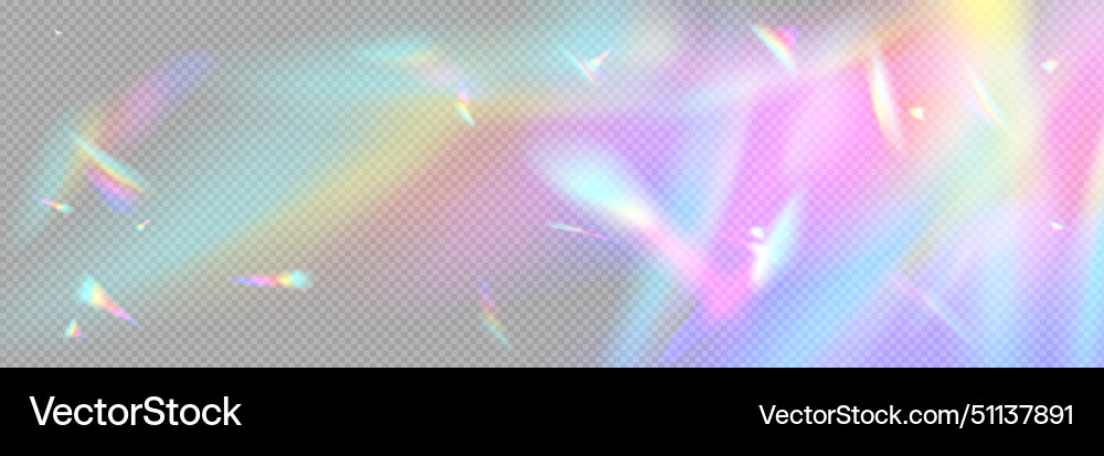 Rainbow light flare effect Royalty Free Vector Image