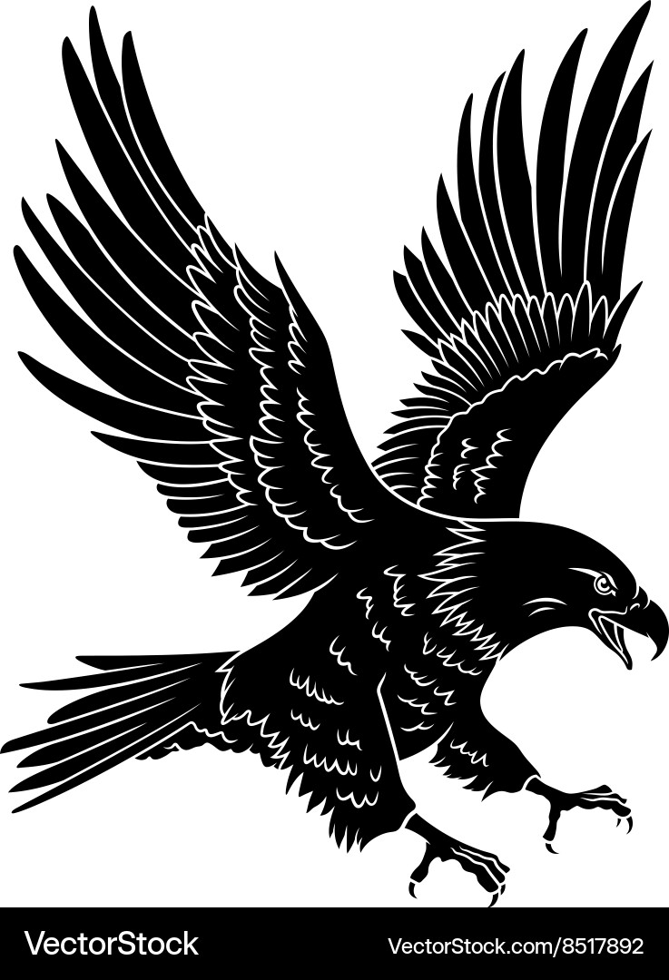 Eagle 006 Royalty Free Vector Image - VectorStock