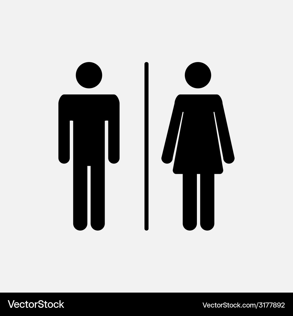 Male and female icon Royalty Free Vector Image