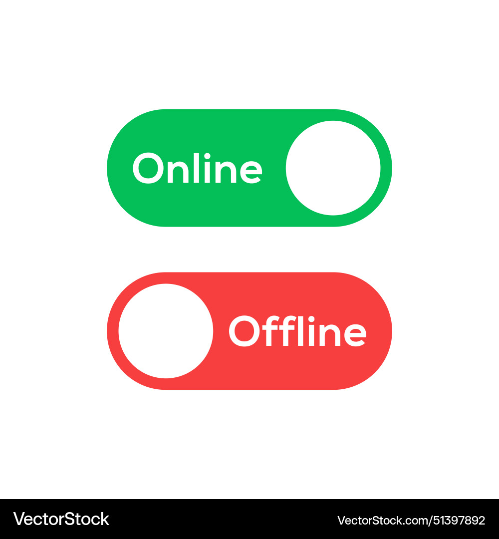 Online Offline Icon 46 Online Offline Icon High Res Vector Graphics