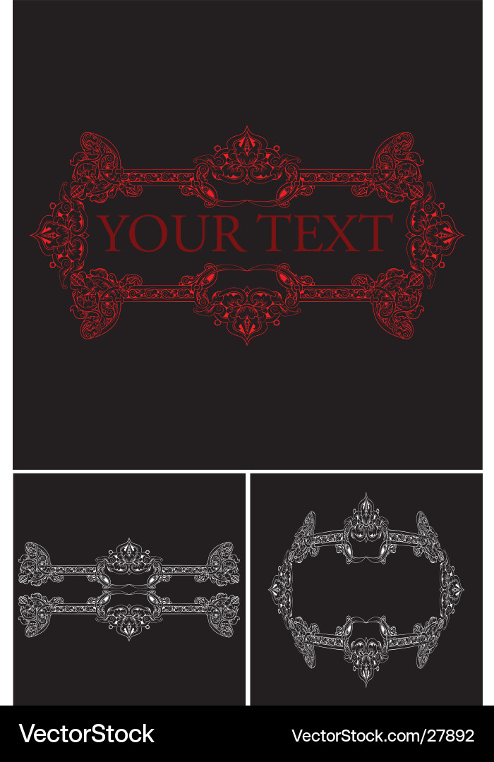 Royal frame Royalty Free Vector Image - VectorStock