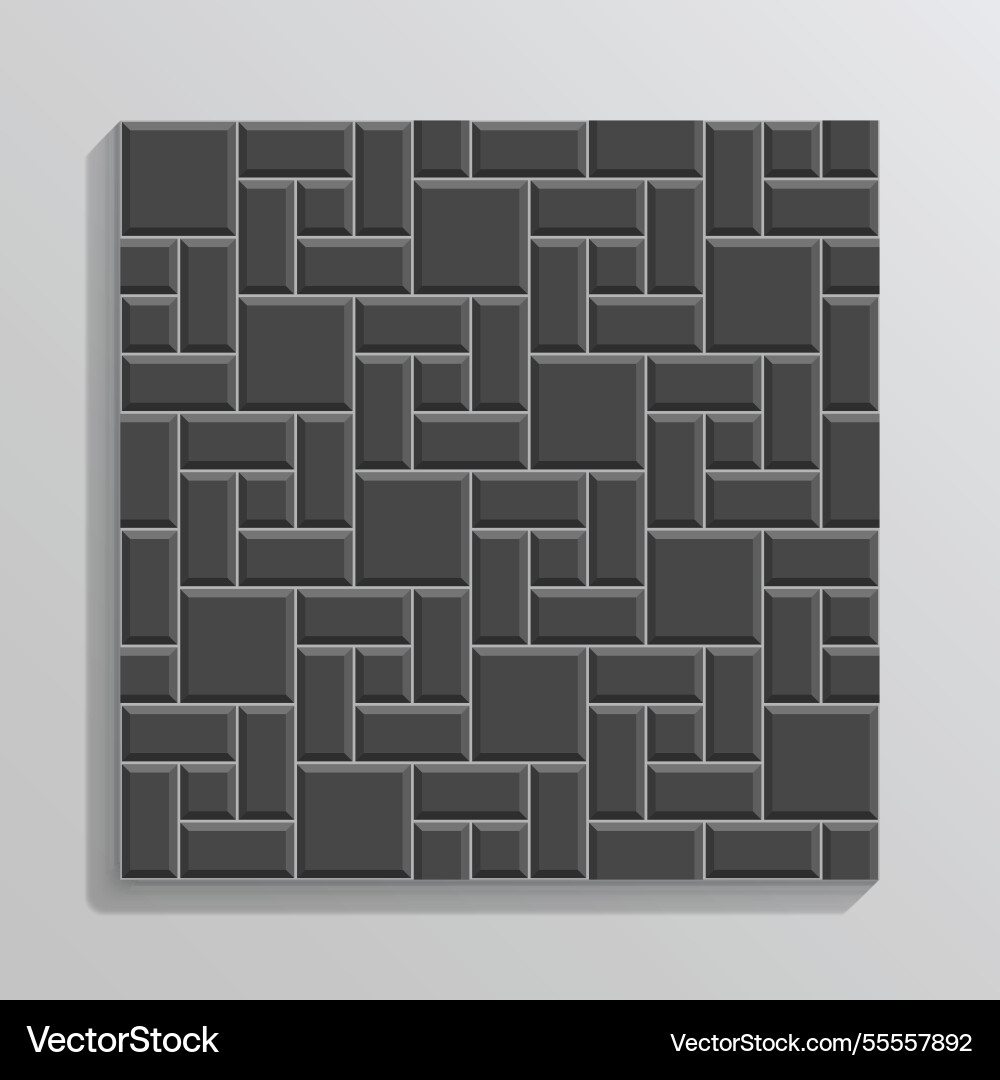 Tile subway wall seamless brick texture paved Vector Image