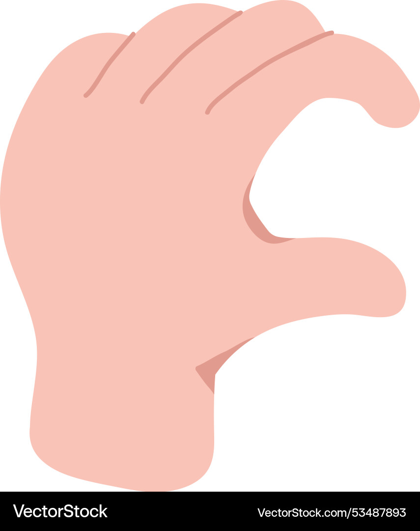 Hand taking something Royalty Free Vector Image