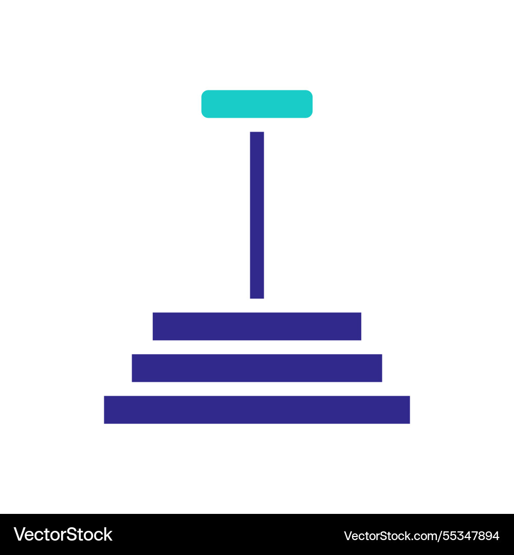 Abstract podium or award stand minimal graphic Vector Image
