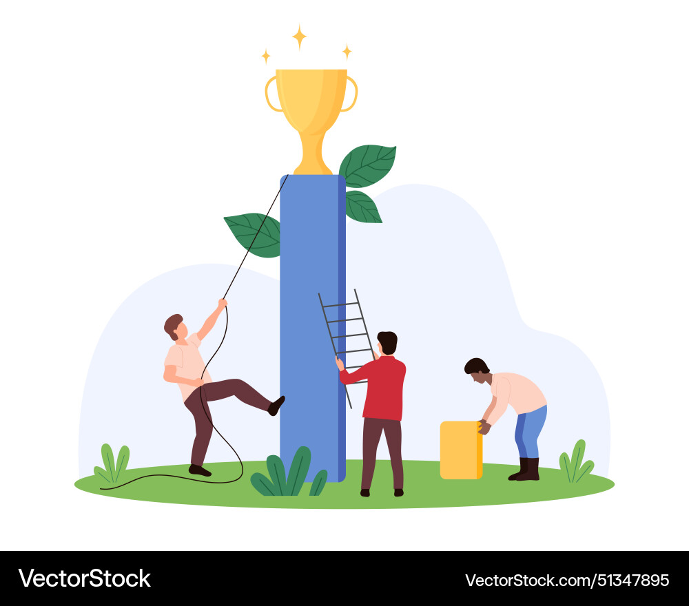 Business challenge and growth success opportunity Vector Image