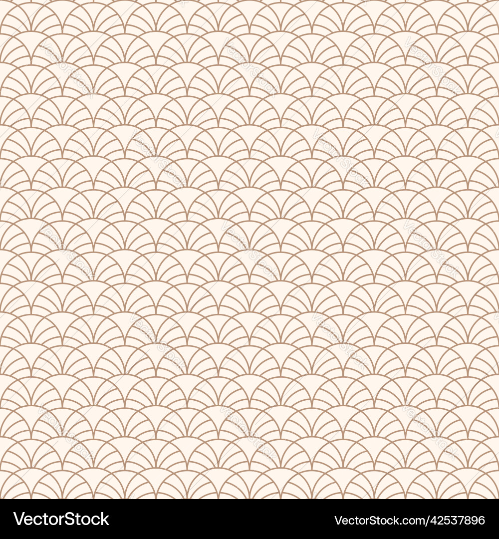 Art Deco Floral Seamless Pattern Royalty Free Vector Image